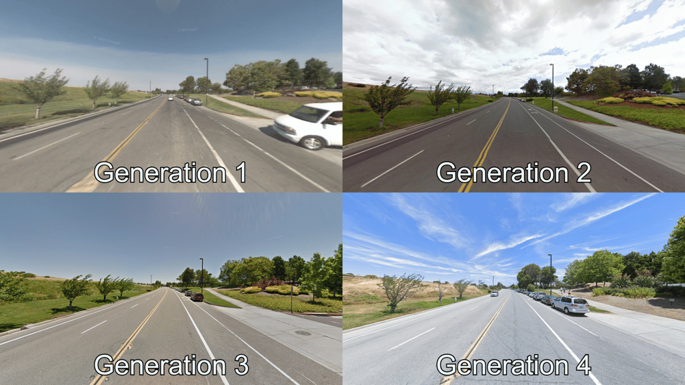 Meta List - A Learnable Google Car - Camera Generations